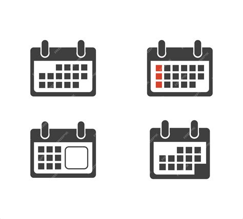 Premium Vector Calendar Icon Logo Vector Illustration Eps10