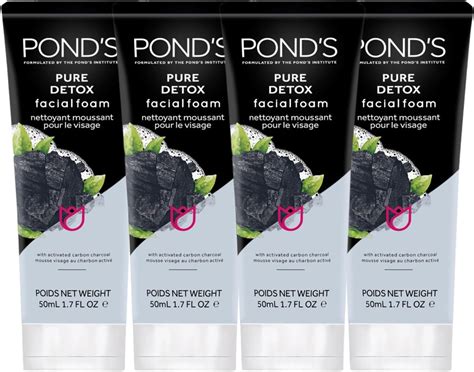 Ponds Pure Detox Facial Foam Deep Cleansing With