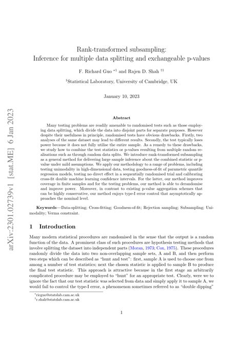 pdf rank transformed subsampling inference for multiple data