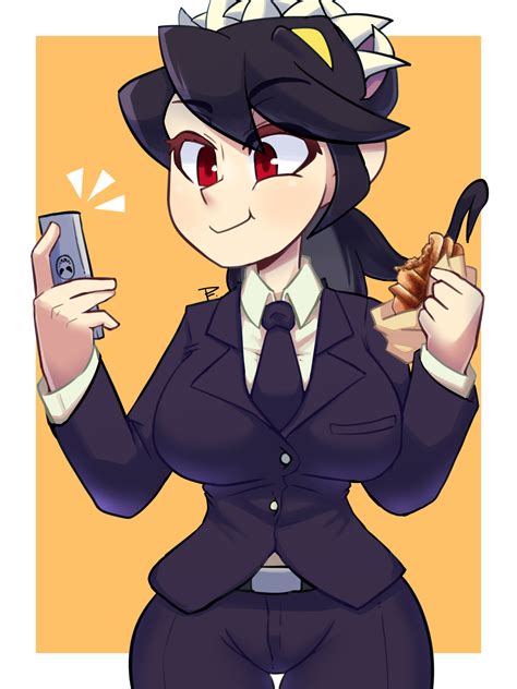 Mugiotoko Filia Skullgirls Samson Skullgirls Skullgirls Black Blazer Eyebrows