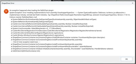 Error Loading Shapediver Shapediver Mcneel Forum