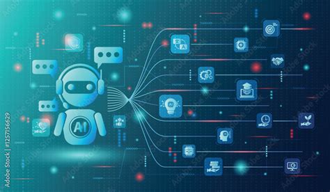 Ai Generate Conceptartificial Intelligence Assistant For Graphic