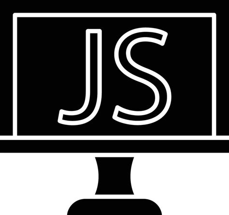 Javascript Glyph Icon Design 46379191 Vector Art At Vecteezy