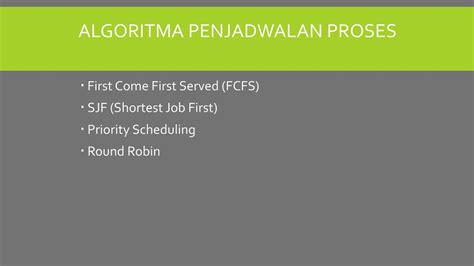 Contoh Soal Algoritma Penjadwalan Fcfs Mikel Ray