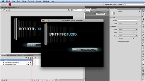 Tutorial Flash Cs3 And Cs4 Mp3 Player Básico Extra Drag And Drop Youtube