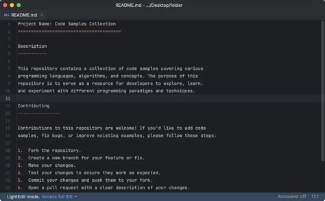LightEdit Mode WebStorm Documentation