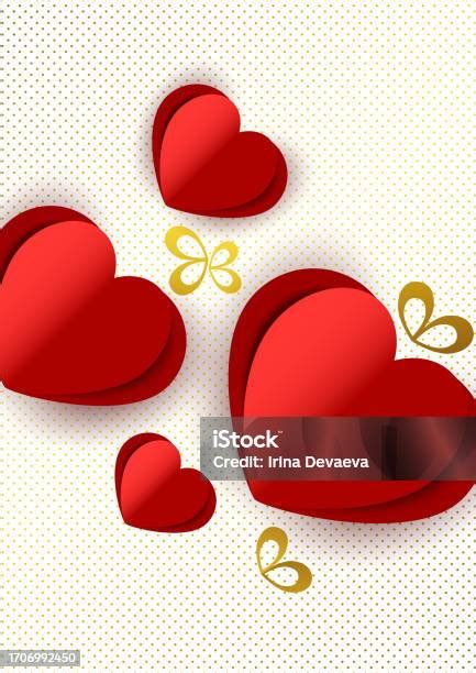 하트가 있는 카드 흰색 배경에 종이 비행 요소 행복한 여성 어머니 발렌타인 데이 생일 인사말 카드 디자인을 위한 하트 모양의