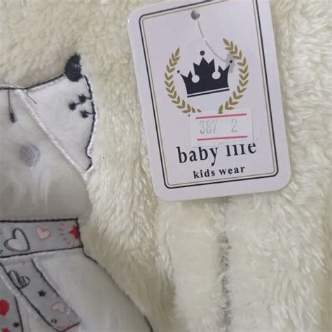 کمدا قیمت و خرید سرهمی نوزادی بعبعی خز تدی رنگ سفید وزن 50