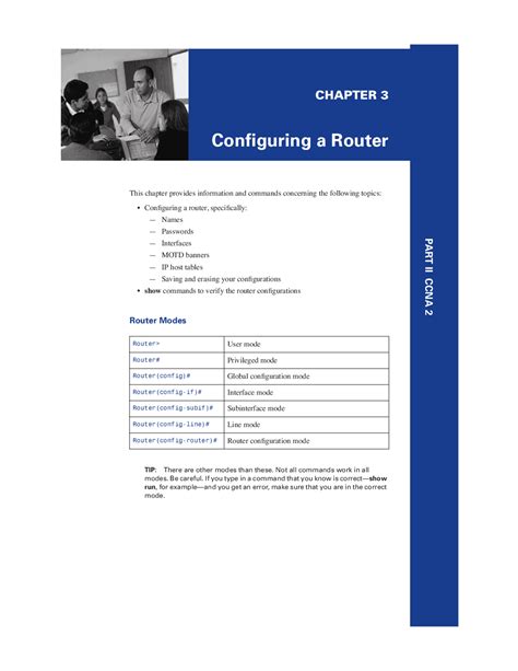 Configuring A Router Data Communication And Computer Networks Handouts Docsity