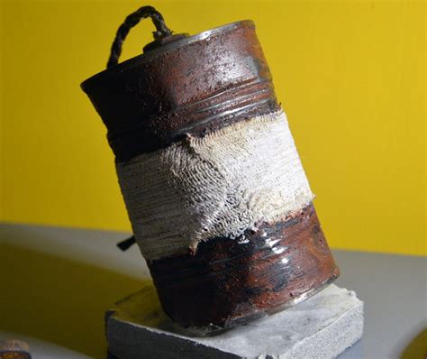 Rust Beancan Grenade Figure Life Sized Rust Player Gift Handmade Unique Item Realistic