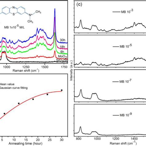 A Raman Spectra Of 10⁻⁵ M Of Mb Aqueous Solution Obtained In Moo2 Nss Download Scientific