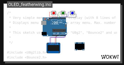 Menu Test Ino Copy Wokwi ESP32 STM32 Arduino Simulator