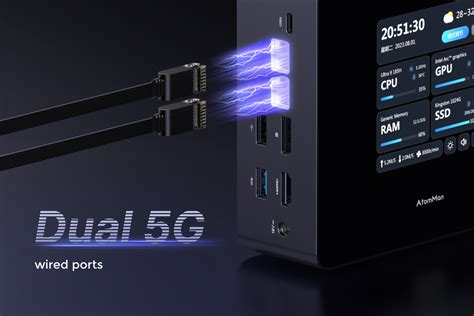 Minisforum Launches The Atomman X Ti Mini Pc Intel Core Ultra With Touch Led Oculink