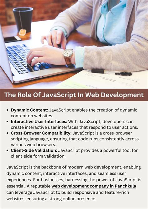 ppt the role of javascript in web development powerpoint presentation