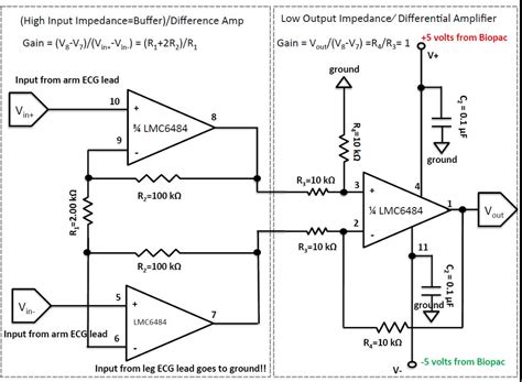 Solved The Instrumentation Amplifier Has Two Stages Input Chegg Com