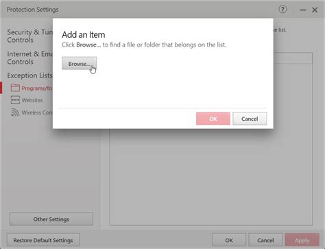 Adding Application Exception To Trend Micro Firewall