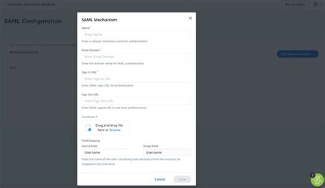 Configuring Samlokta Gainsight Inc