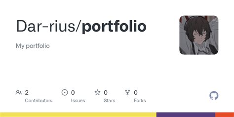 GitHub Dar Rius Portfolio My Portfolio