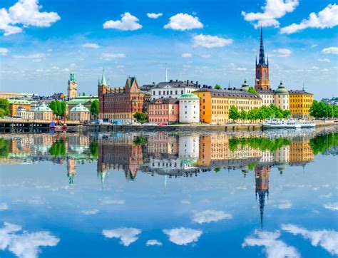 Old Town Gamla Stan Architecture Stockholm Sweden Stock Image Image