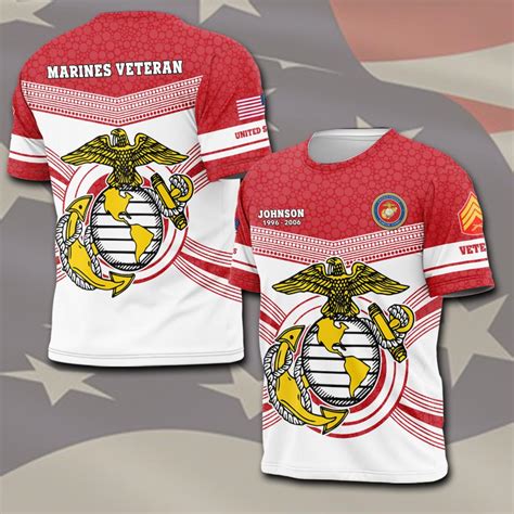 Us Marine Corps E 7 Marines Gunnery Sergeant T Shirt Proud Us Veteran