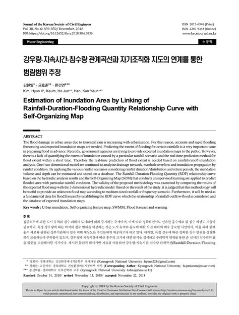 Pdf Estimation Of Inundation Area By Linking Of Rainfall Duration Flooding Quantity