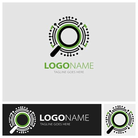 Premium Vector Search Engine Logo Design