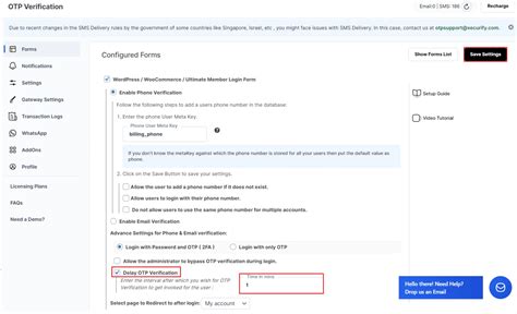 Woocommerce Login Form With Otp Verification Wp Wc Login Form