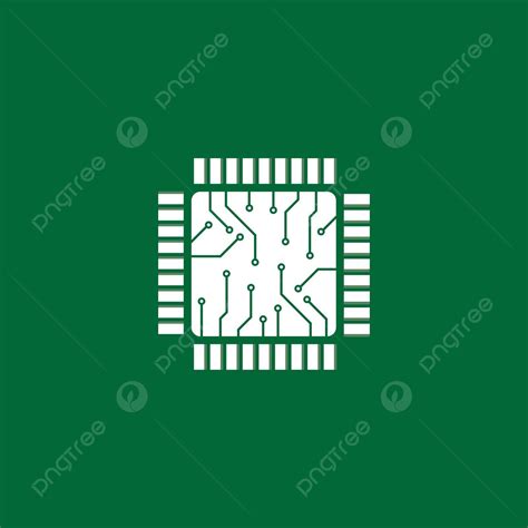 Circuit Processor Symbol And Icon Vector System Cpu Vector Vector