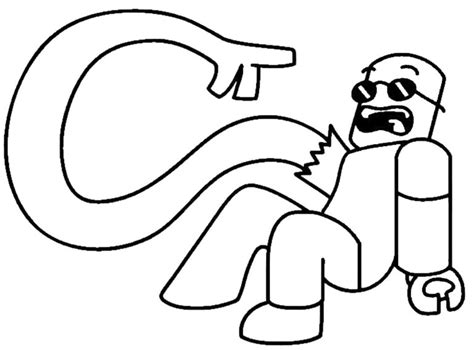 Rainbow Friends Kleurplaten Gekleurde Pagina S