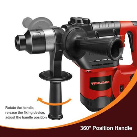 1 1 4 Sds Plus Electric Rotary Hammer Drill Chisel Point And Flat Bits W Case Altocraft