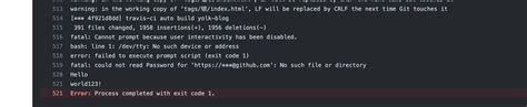 Javascript Github Actions Fatal Could Not Read Password For