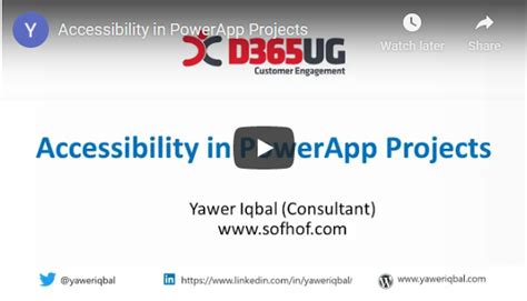 Accessibility Resources Yawer Iqbal