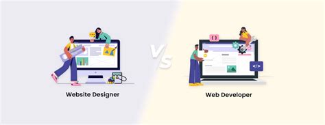 web designer vs web developer key roles and skills
