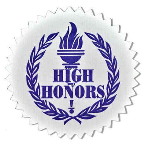 High Honors Crown Recognition