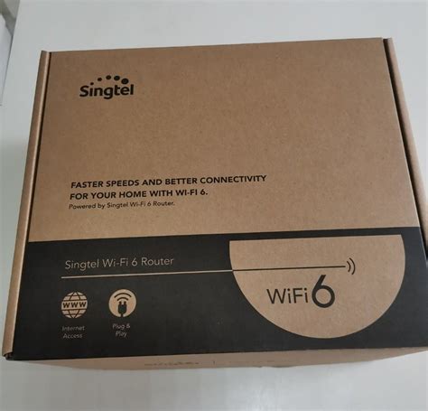 Singtel Wifi 6 Router Computers And Tech Parts And Accessories