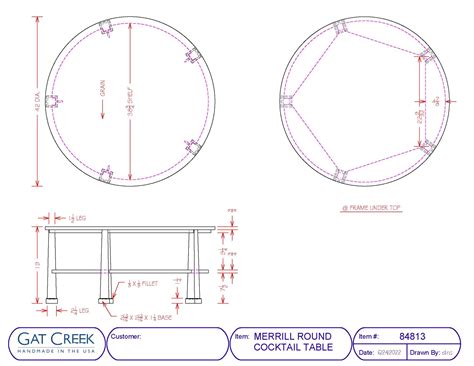 Merrill Round Cocktail Table Ladiff