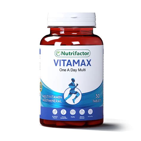 Buy Nutrifactor Vitamax One A Day Multi 30 Tabs For Men Online In