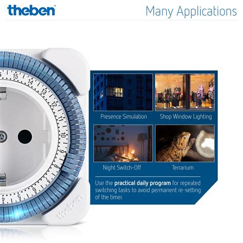 Analoge Zeitschaltuhr Steckdosen Schaltuhr Theben Timer 26