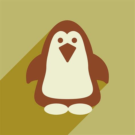 긴 그림자 펭귄 벡터와 플랫 웹 아이콘 Eps Ai Uidownload 긴 그림자 펭귄 벡터와 플랫 웹 아이콘 Eps Ai Uidownload