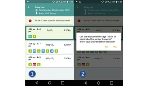 Example Of Route Results In The Route Planning App Part 1 A Popup Download Scientific