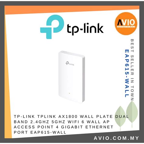 Tp Link Tplink Ax Wall Plate Dual Band Ghz Ghz Wifi Wall Ap Access Point Port Eap
