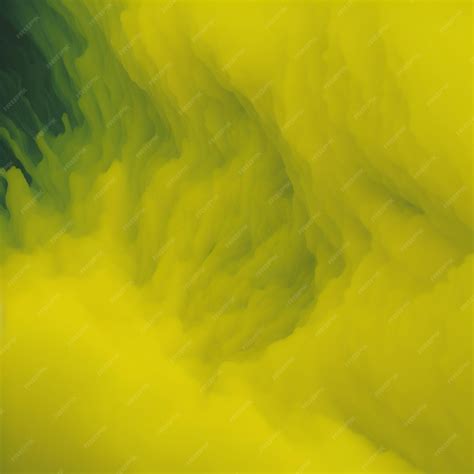 Premium Ai Image A Yellow And Green Abstract Background With A Dark