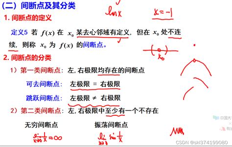 间断点及其分类和非零数直接算极限 每个非零有理点是间断点吗 csdn博客