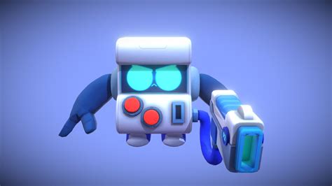 8 Bit Model Brawl Stars By Kyle Gage Download Free Stl Model