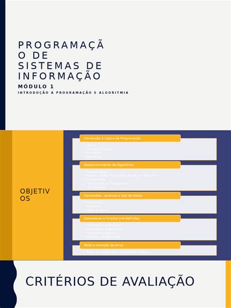 Módulo 1 Introdução à Programação E Algoritmia Pdf Linguagem De Programação Algoritmos