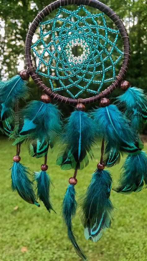 Dreamcatcher Turquoise Two Tier Dream Catcher Craft Dream Catcher