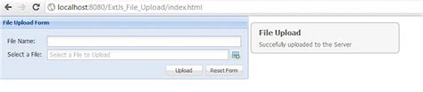 Programmers Sample Guide Extjs 4 File Upload Java Servlet Using Apache