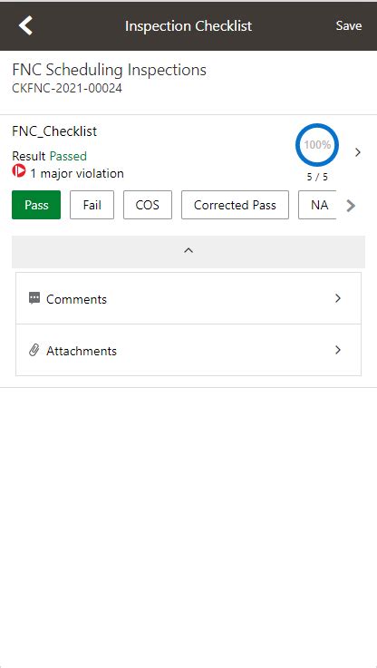 Using Inspection Checklists