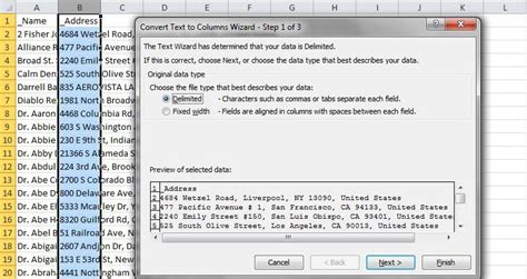How To Split Apart Addresses In Excel Other Badger Maps