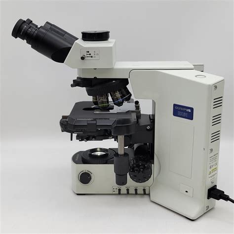 Olympus Microscope Bx51 Led With Dic Fluorite Objectives And 6 Place